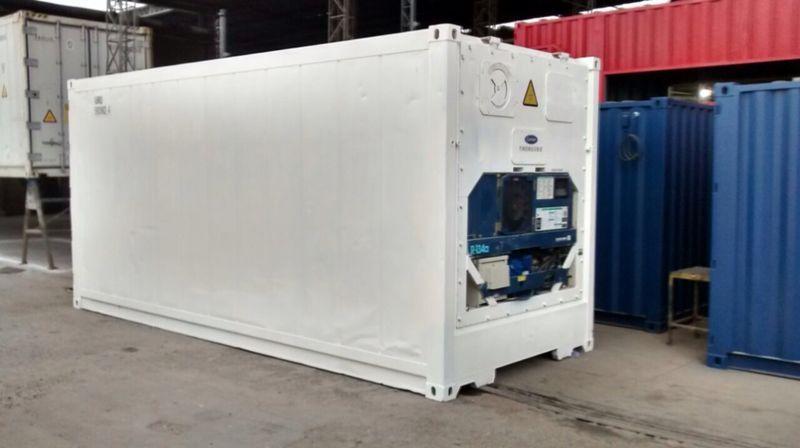 Container Refrigerado - Cobertura Metalica