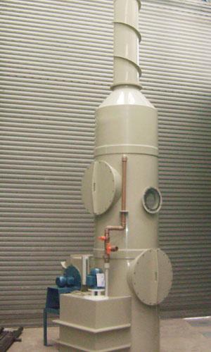 CAPELA COM LAVADORA DE GASES - Solucões Industriais
