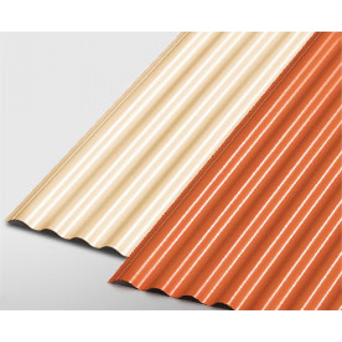 Telha de pvc - LOTE MÍNIMO DE 200 METROS DE TELHA - Cersan