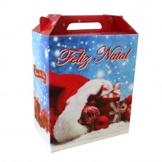 Caixa de papelão para cesta de natal - RR Embalagens - Solucões Industriais