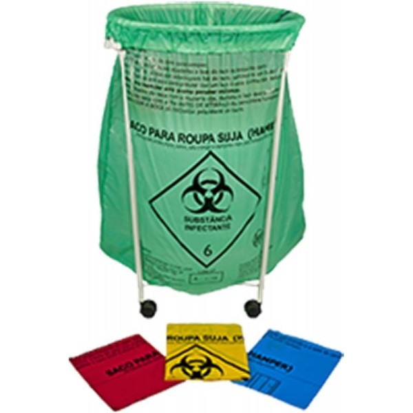 Suporte de hamper hospitalar - Soluções Industriais