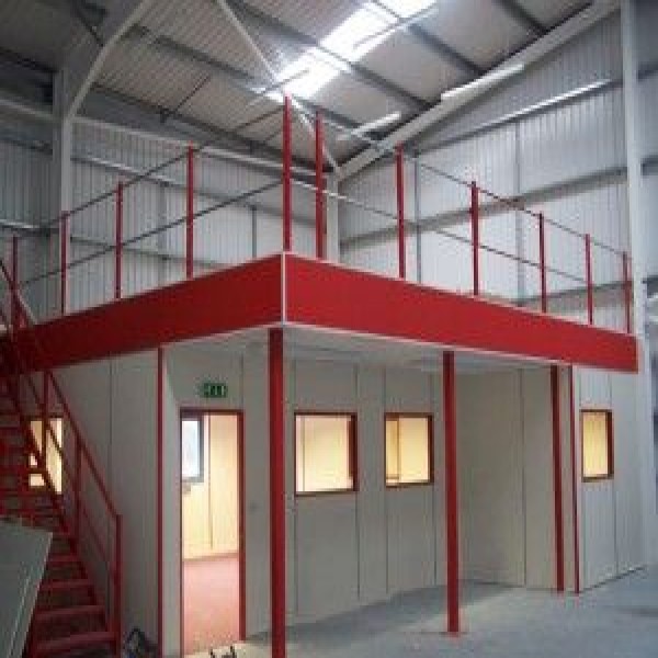 Mezanino industrial metálico - Soluções Industriais