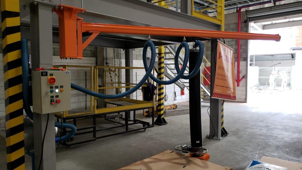 MANIPULADOR PARA MOVIMENTAR CARGAS - Solucões Industriais