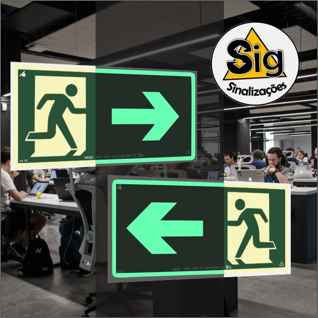 PLACA DE ROTA DE FUGA - Solucões Industriais