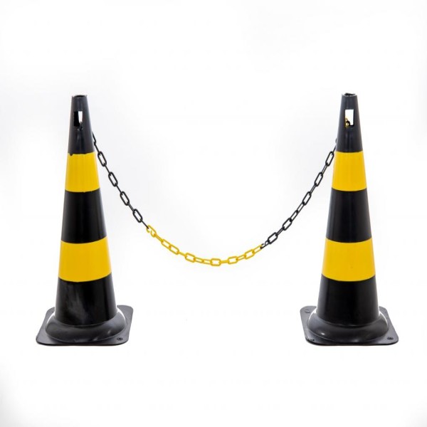 cone com corrente de plástico - Soluções Industriais