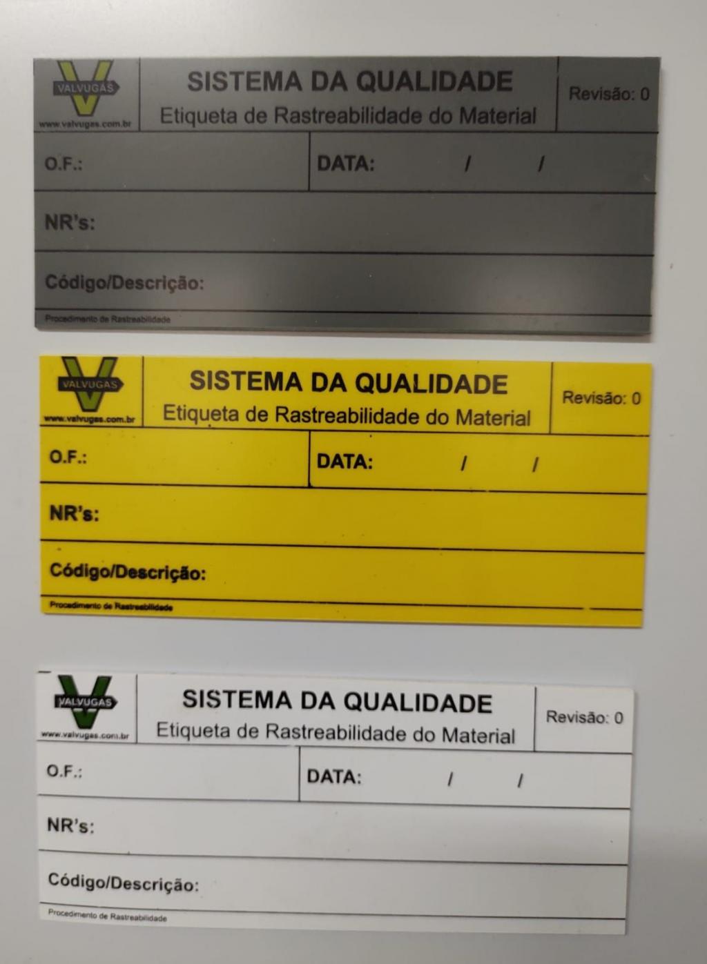 PLACAS DE IDENTIFICAÇÃO - Solucões Industriais
