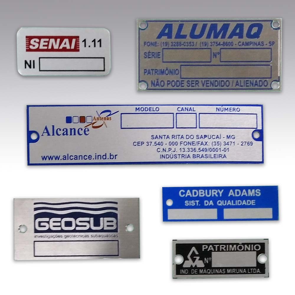 etiqueta para identificação de equipamentos - TECNO GRAPH - Solucões ...