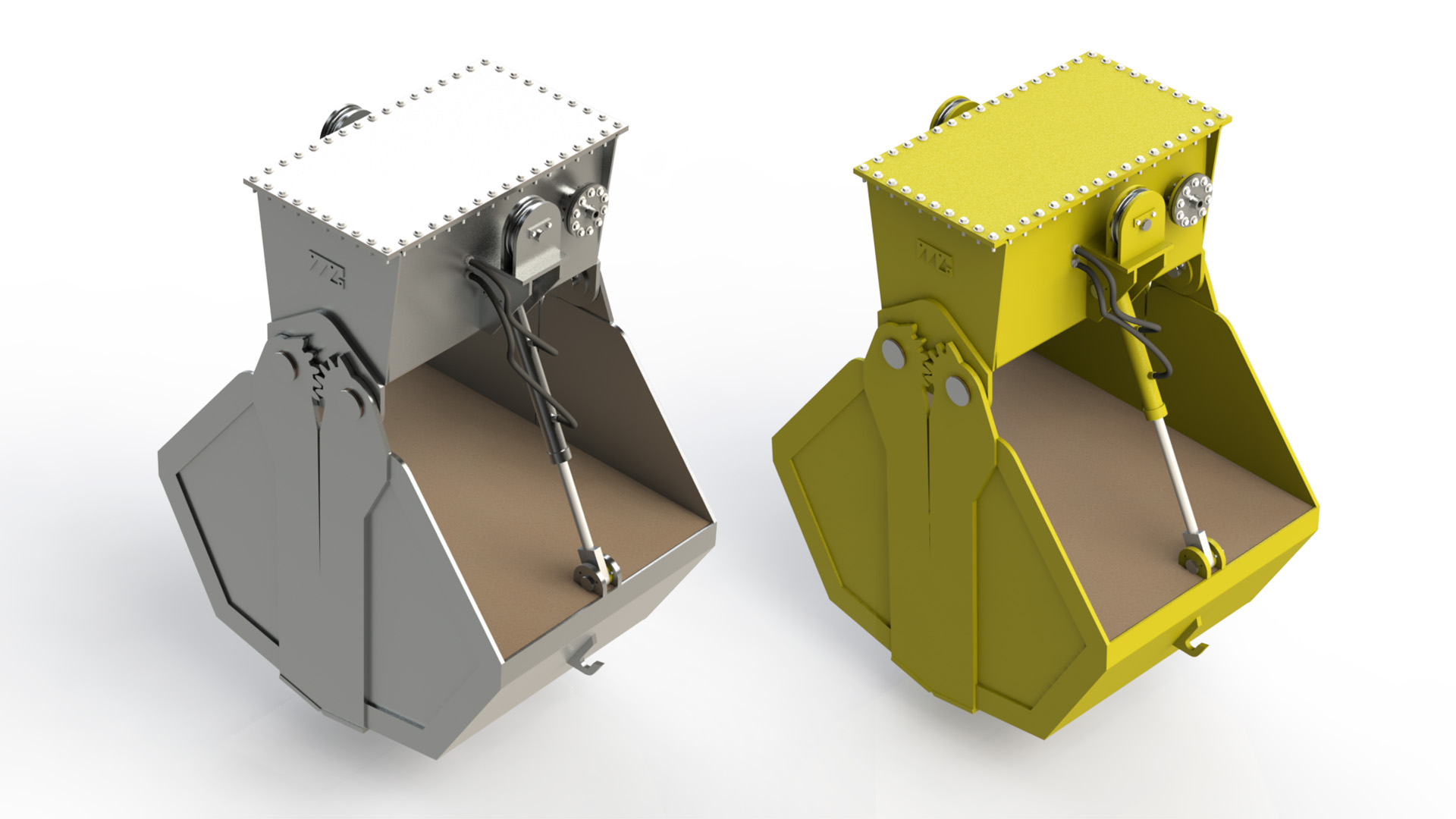 Clam Shell Grab - Soluções Industriais