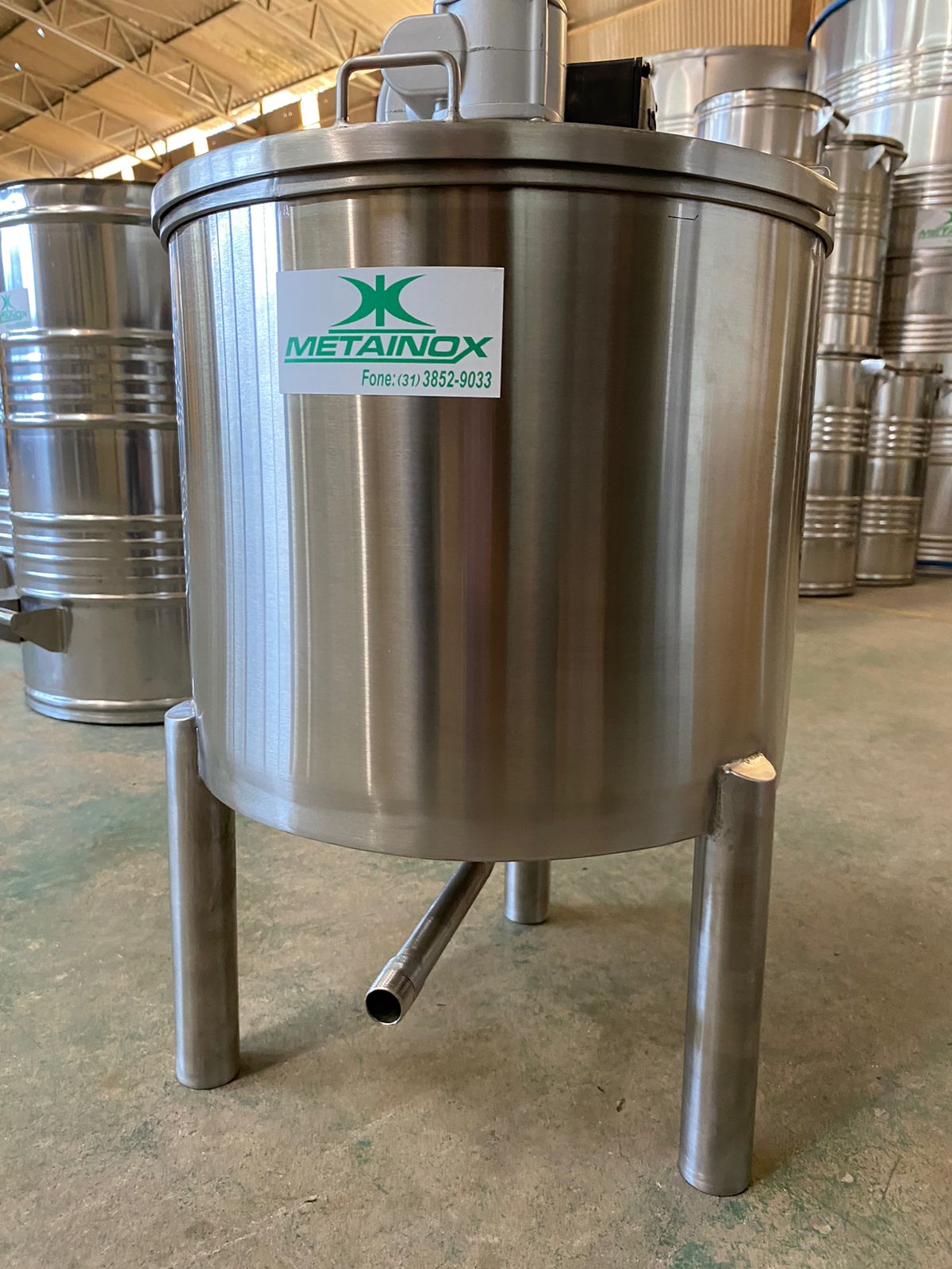 TANQUE DE INOX - Solucões Industriais