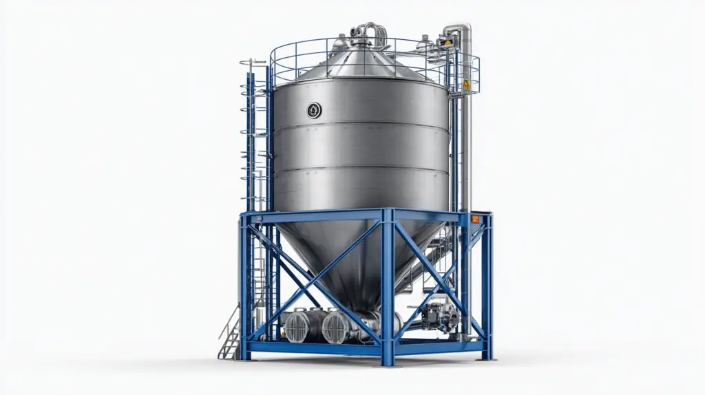 silo de armazenagem inox